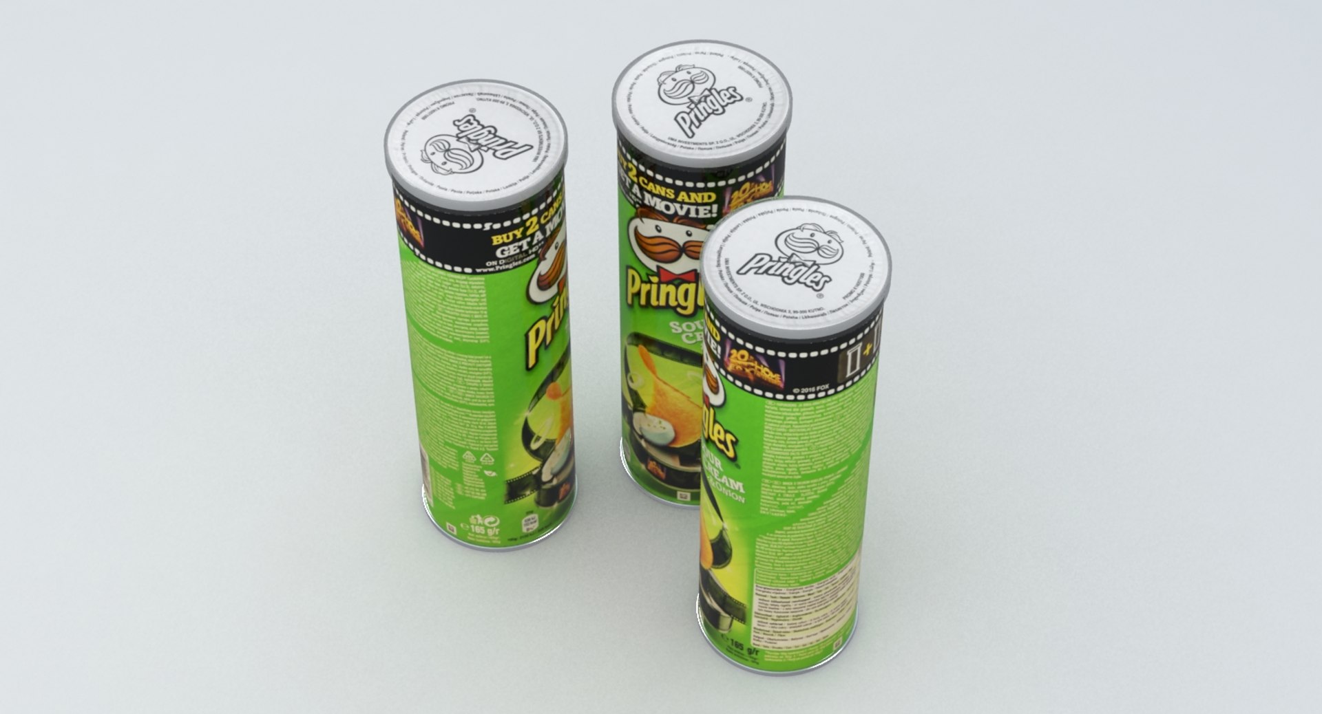 Pringles 3d Model