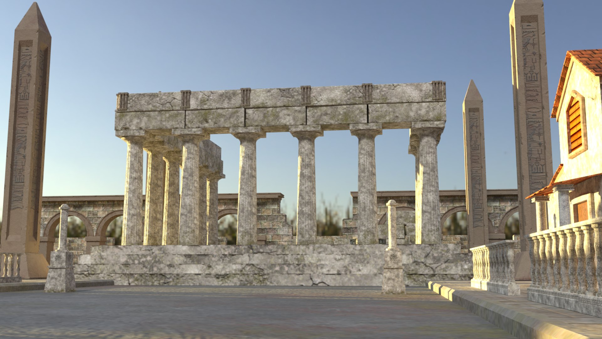 Ancient Assets Pack 3D Model - TurboSquid 1807944