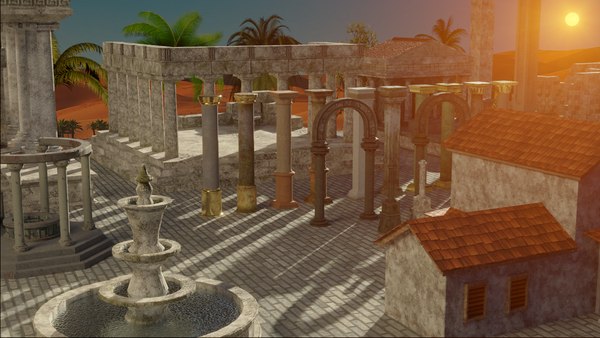 Ancient Assets Pack 3D model - TurboSquid 1807944