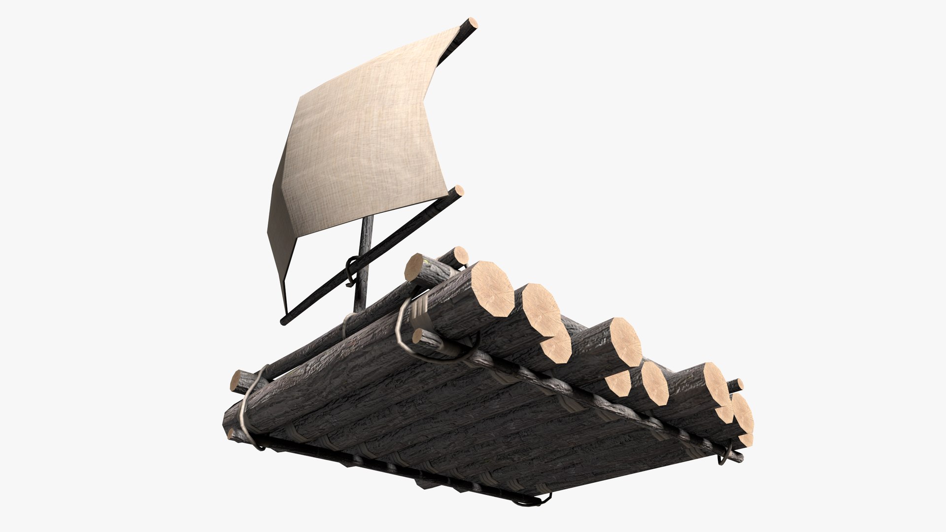 Raft 3d Model
