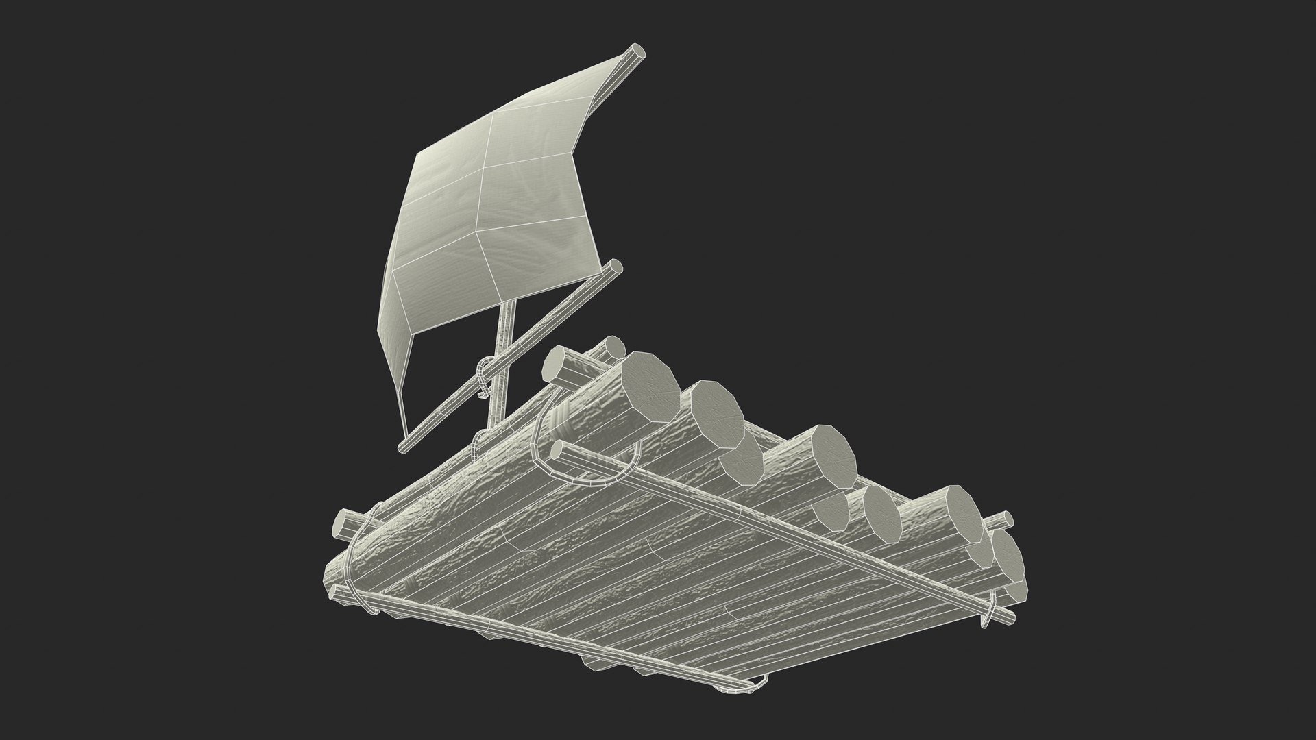 Raft 3d Model