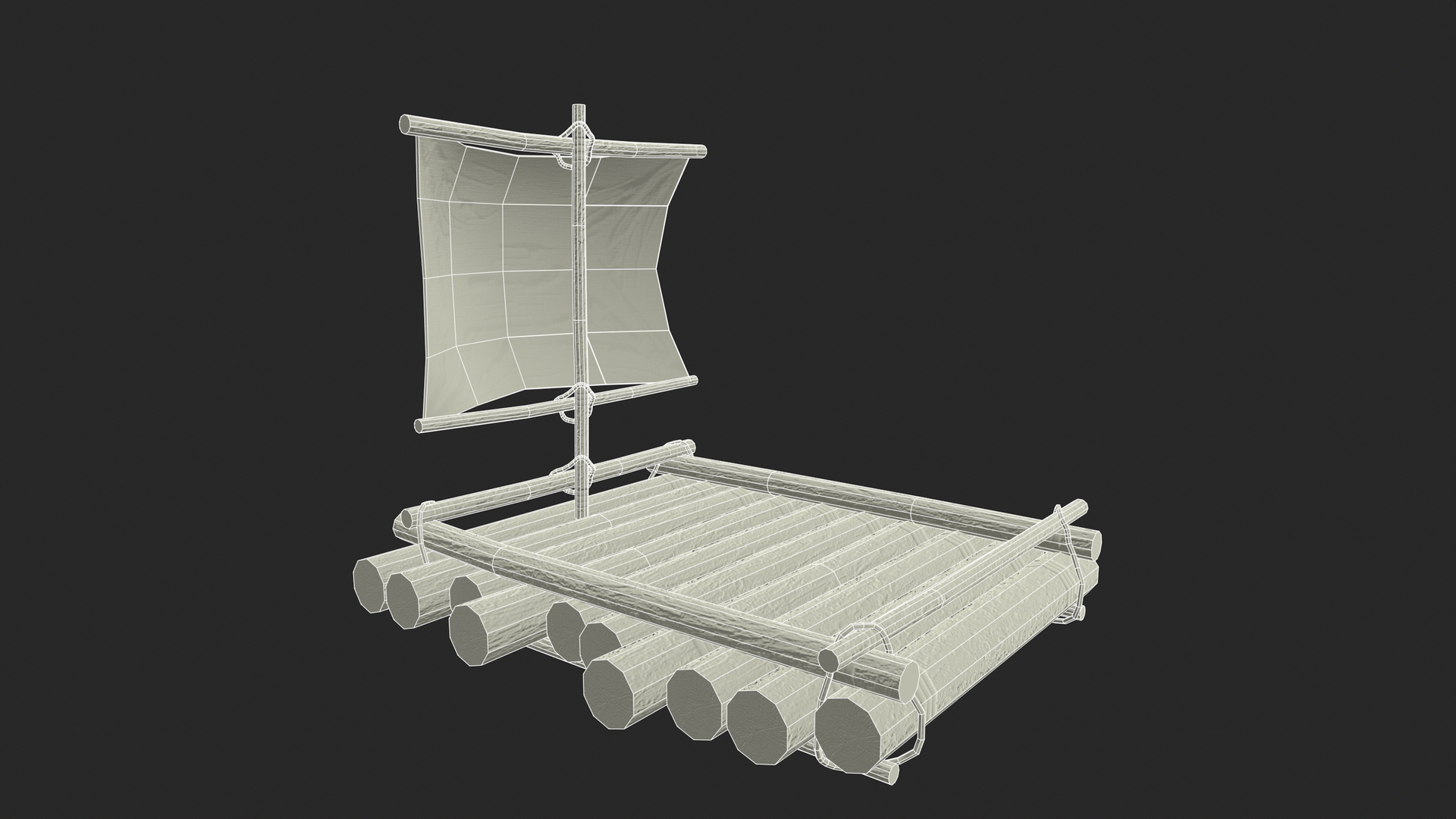 Raft 3d Model