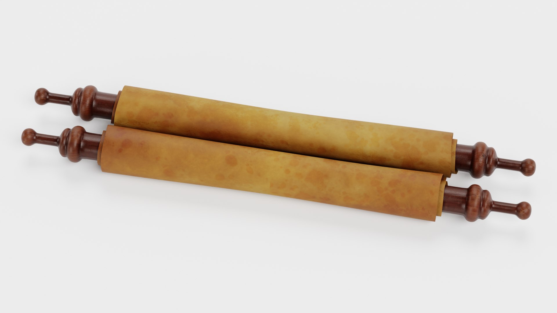 3D Scroll Empty 4 - TurboSquid 2201313