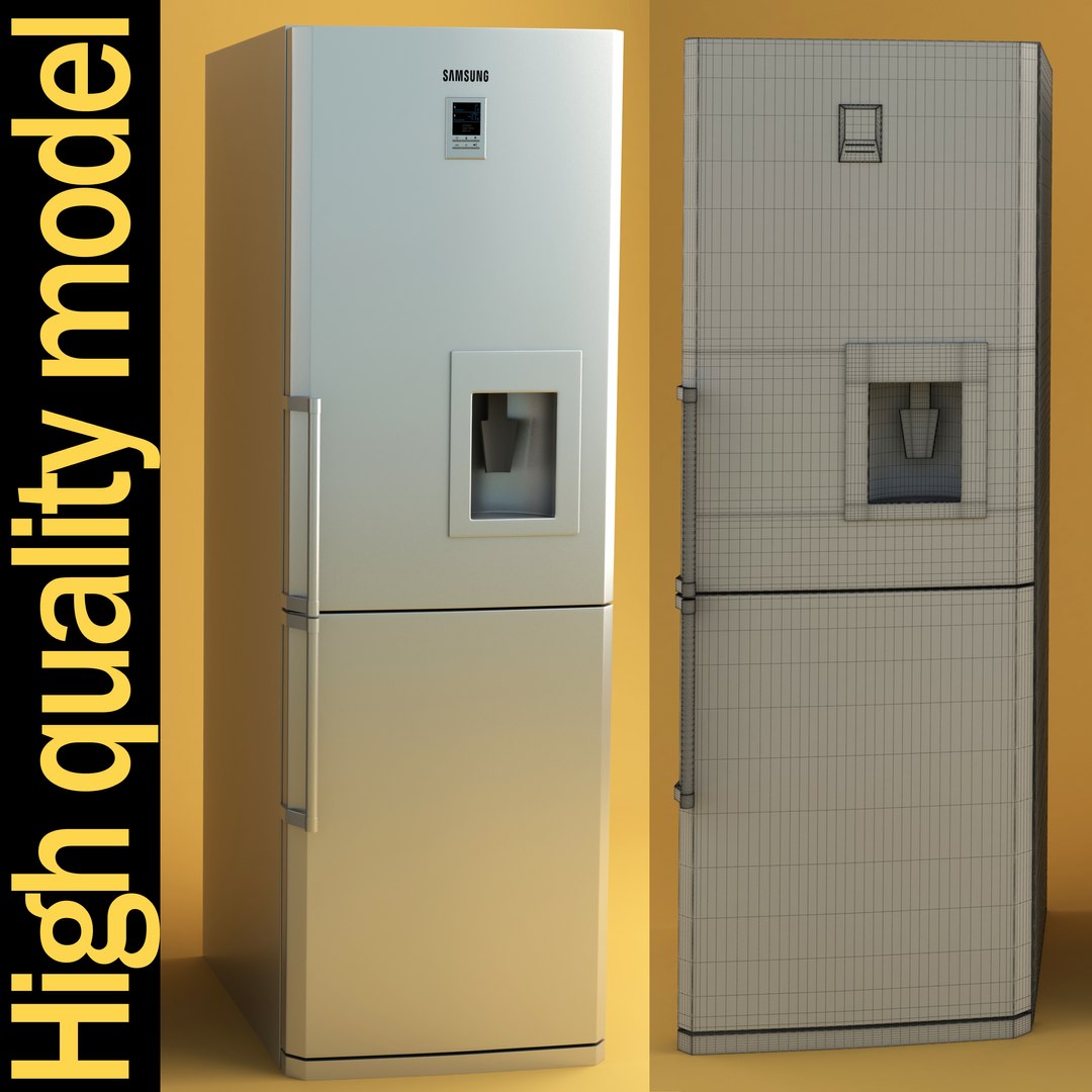 3dsmax samsung fridge