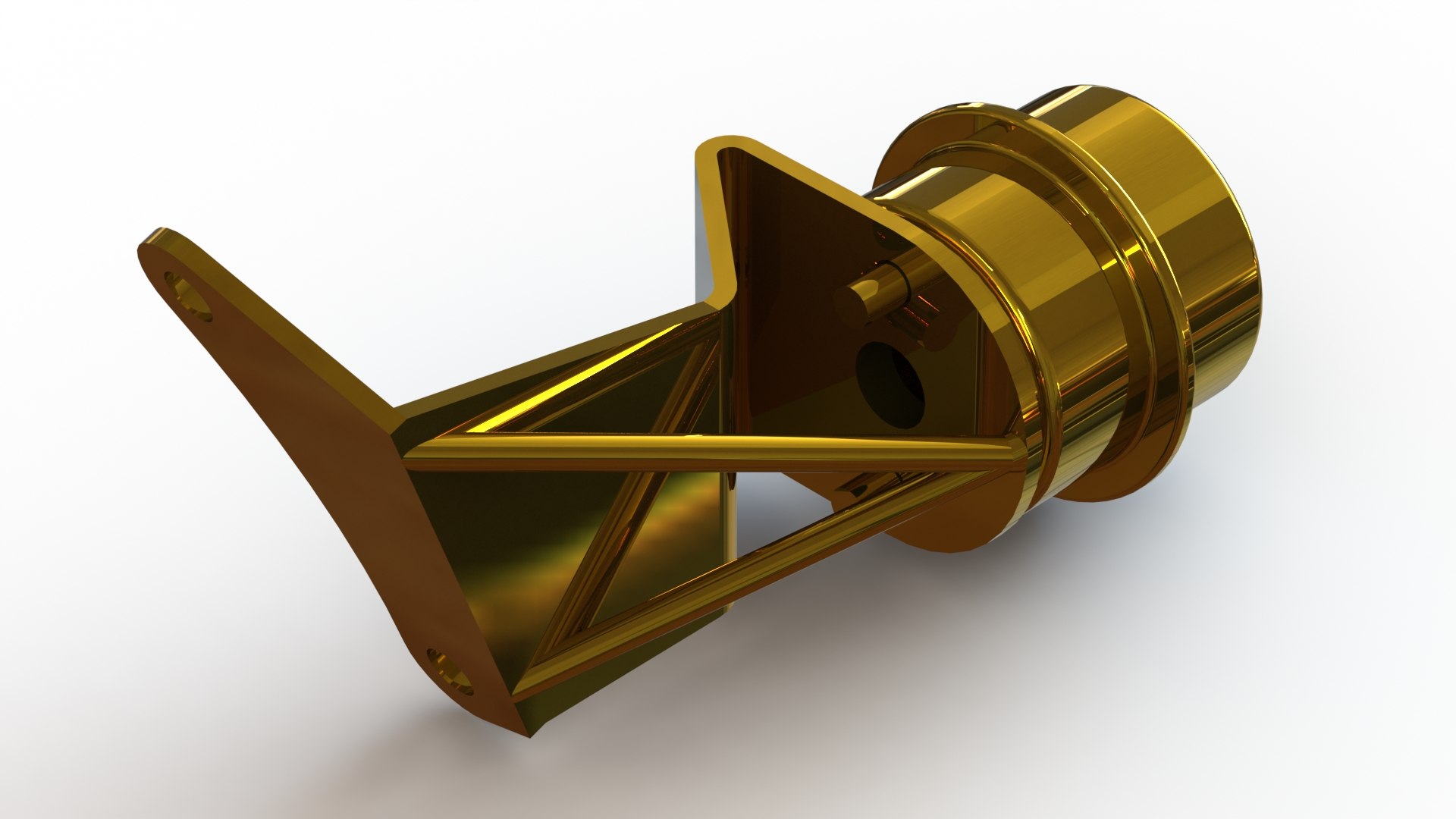 Garrett Gt2860r Turbocharger Wastegate 3D Model - TurboSquid 1259740
