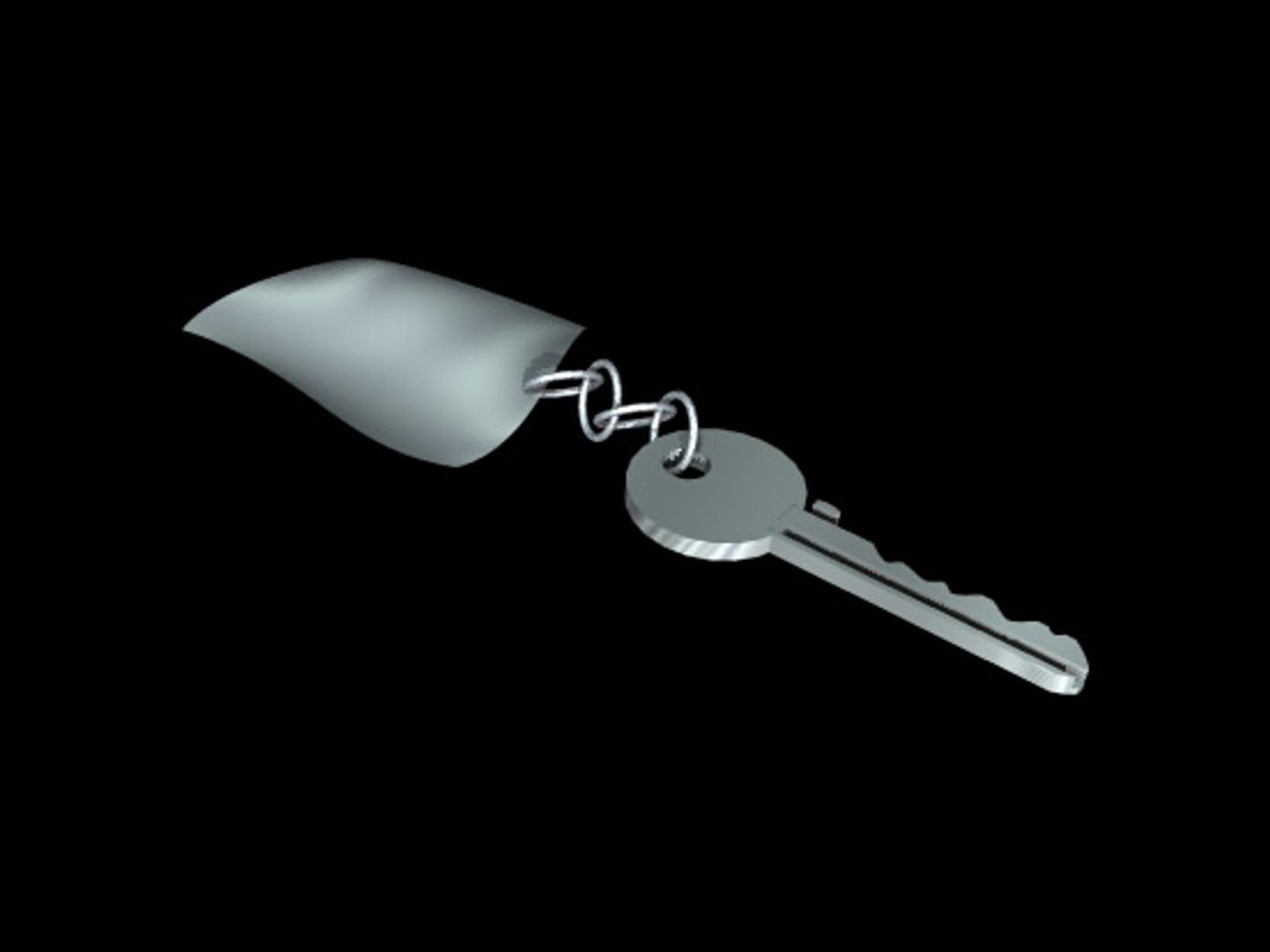3d model key chain