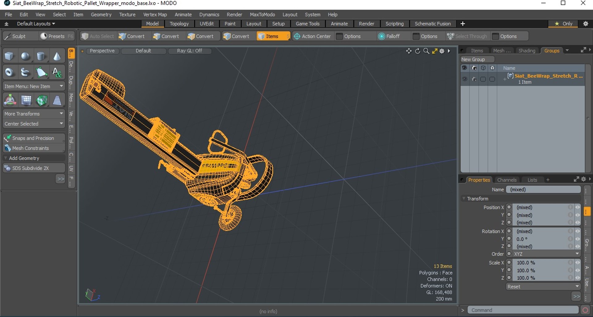 3D siat beewrap stretch robotic - TurboSquid 1673060