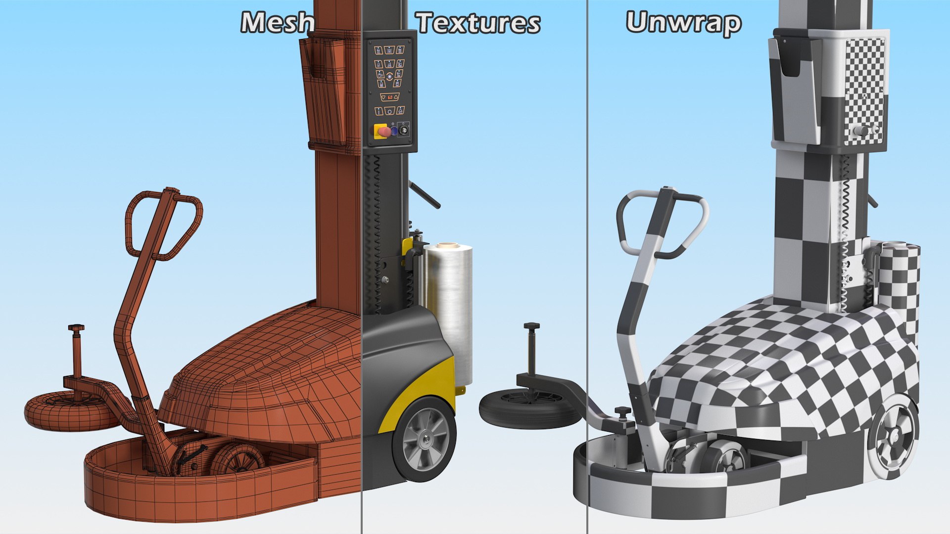 3D siat beewrap stretch robotic - TurboSquid 1673060