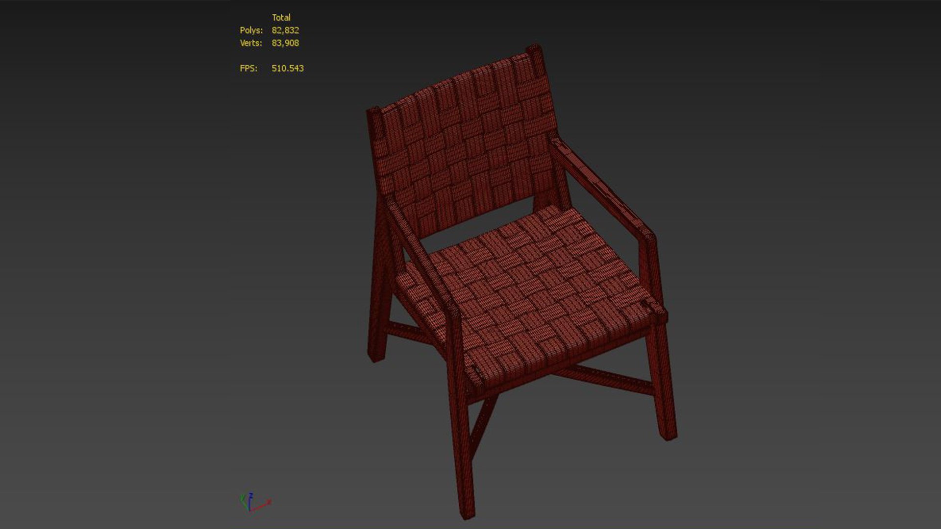 3D Taj White Woven Leather Dining Chair with Arms - TurboSquid 1765645