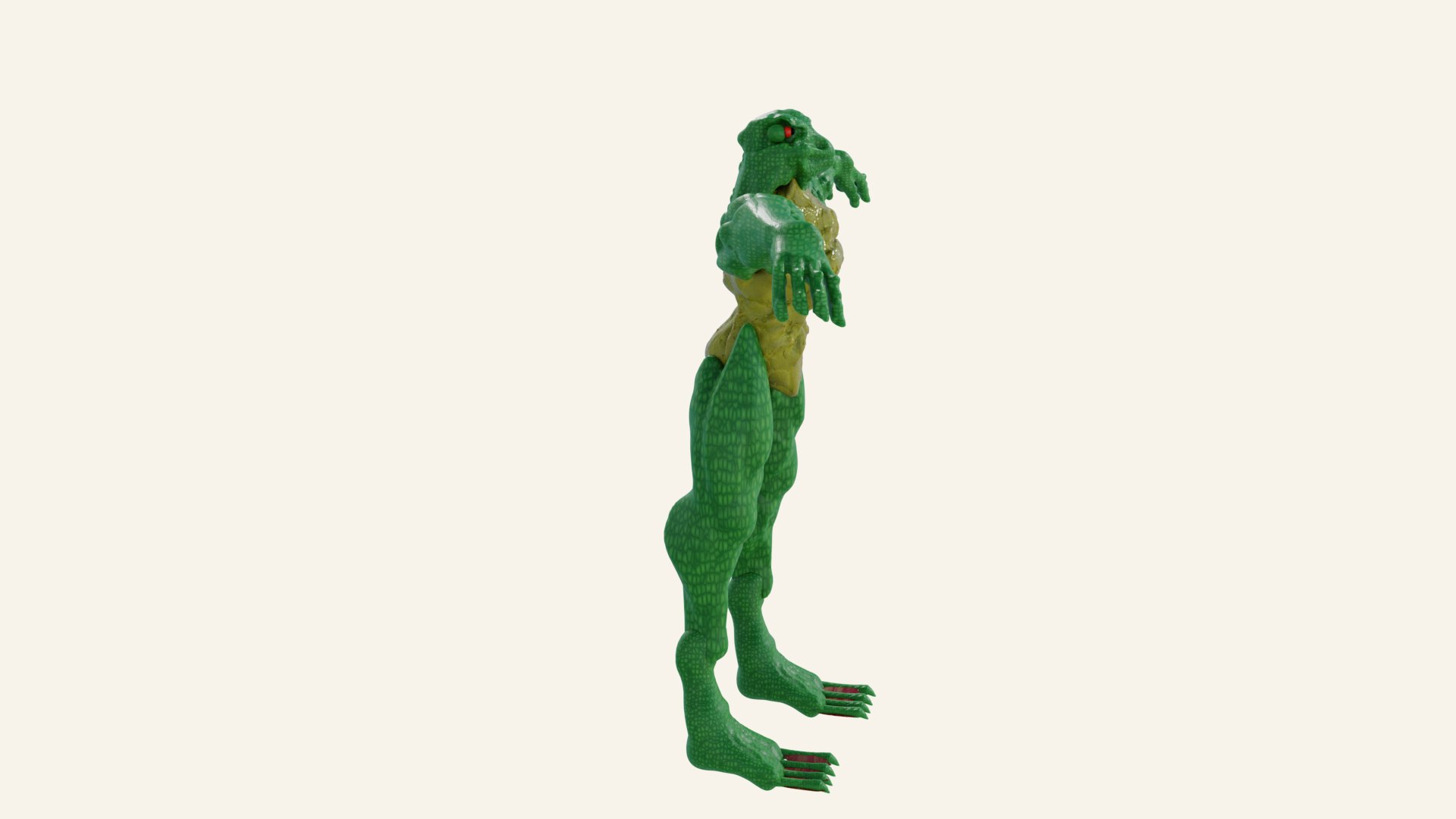 3D Frog-man - TurboSquid 2262990
