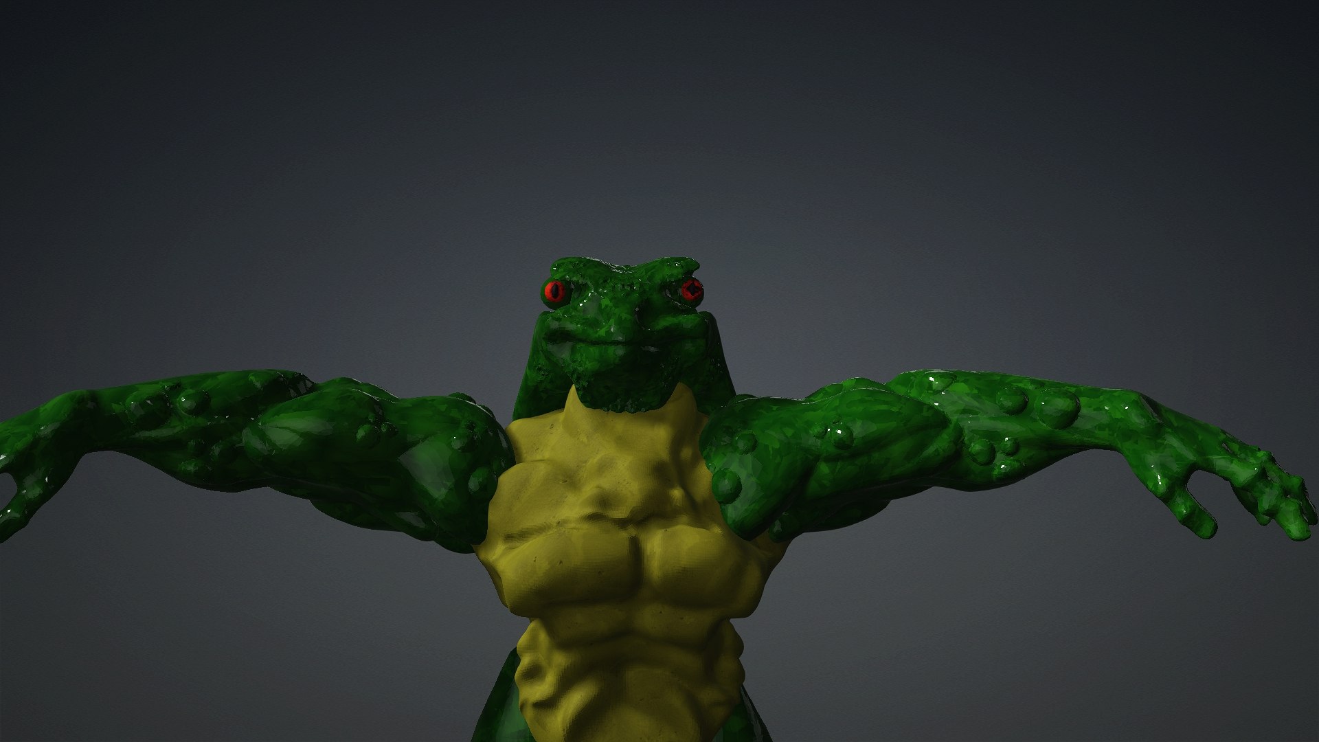 3D Frog-man - TurboSquid 2262990