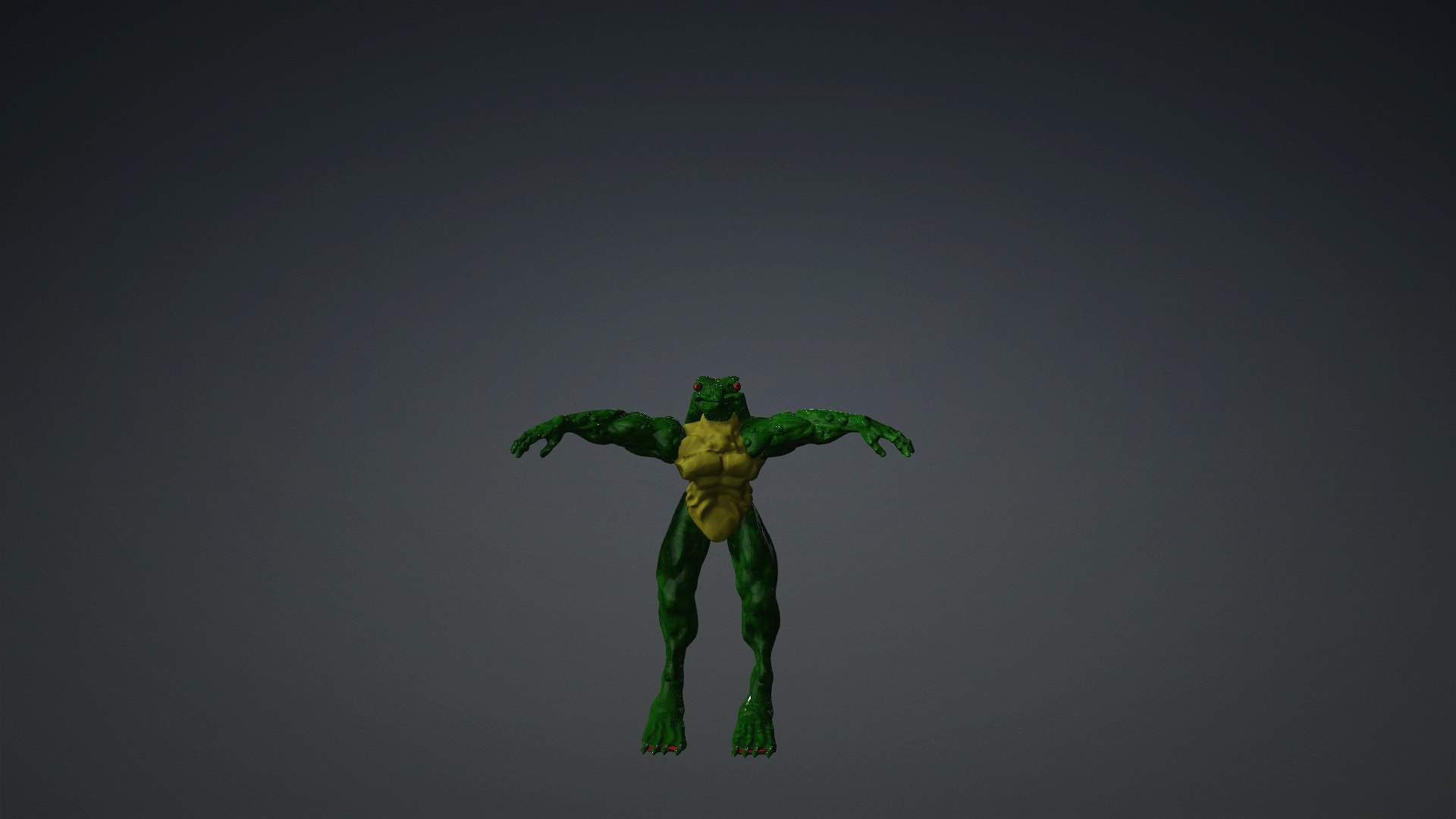 3D Frog-man - TurboSquid 2262990