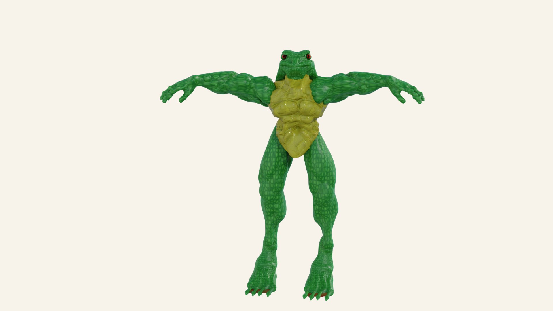 3D Frog-man - TurboSquid 2262990