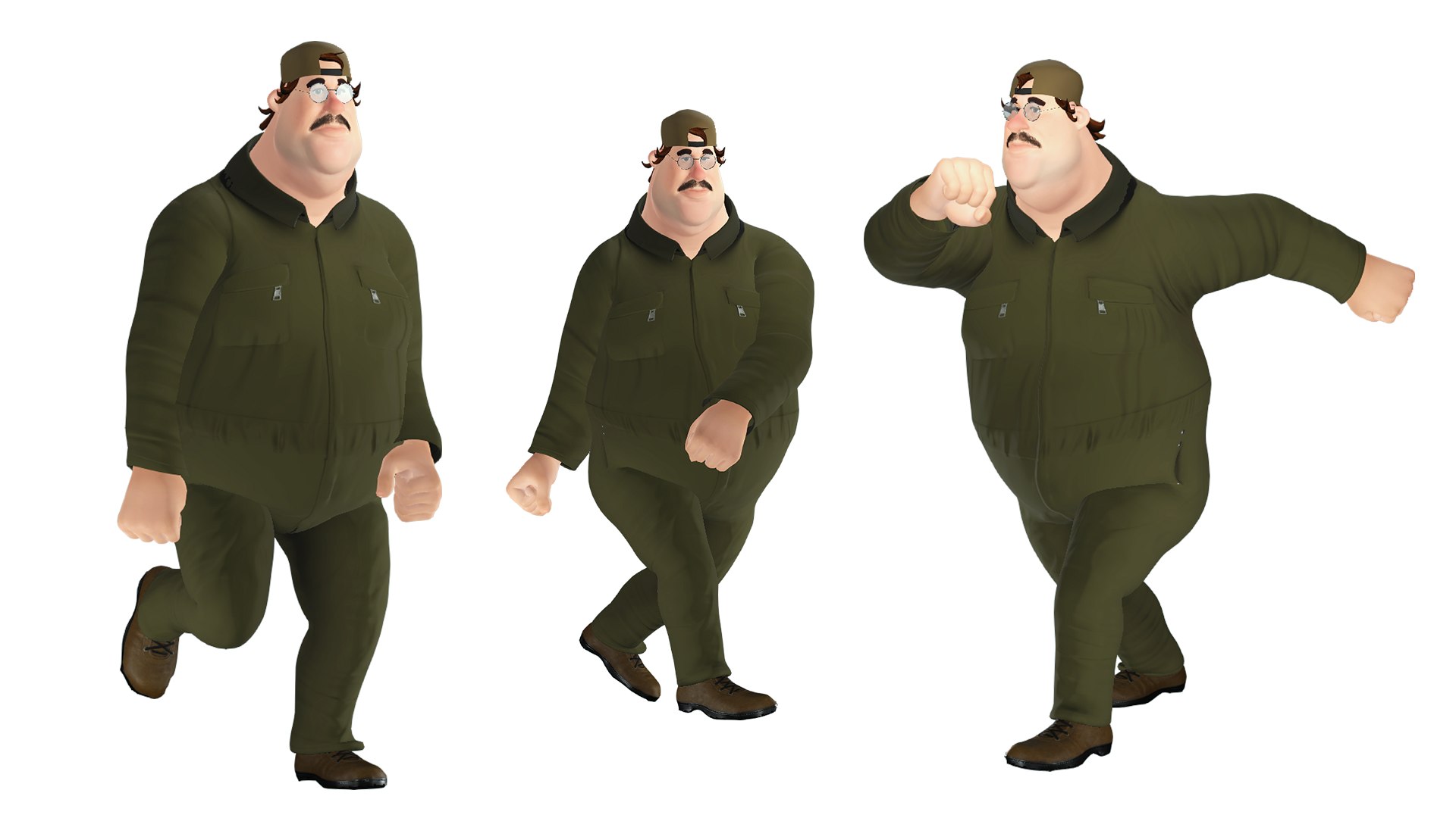 Cartoon Rigged Man-Tony Character 3D Model Model - TurboSquid 2196262