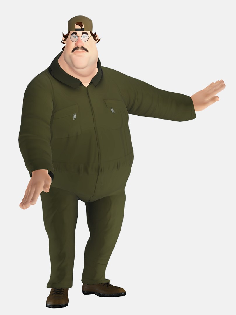 Cartoon Rigged Man-Tony Character 3D Model Model - TurboSquid 2196262