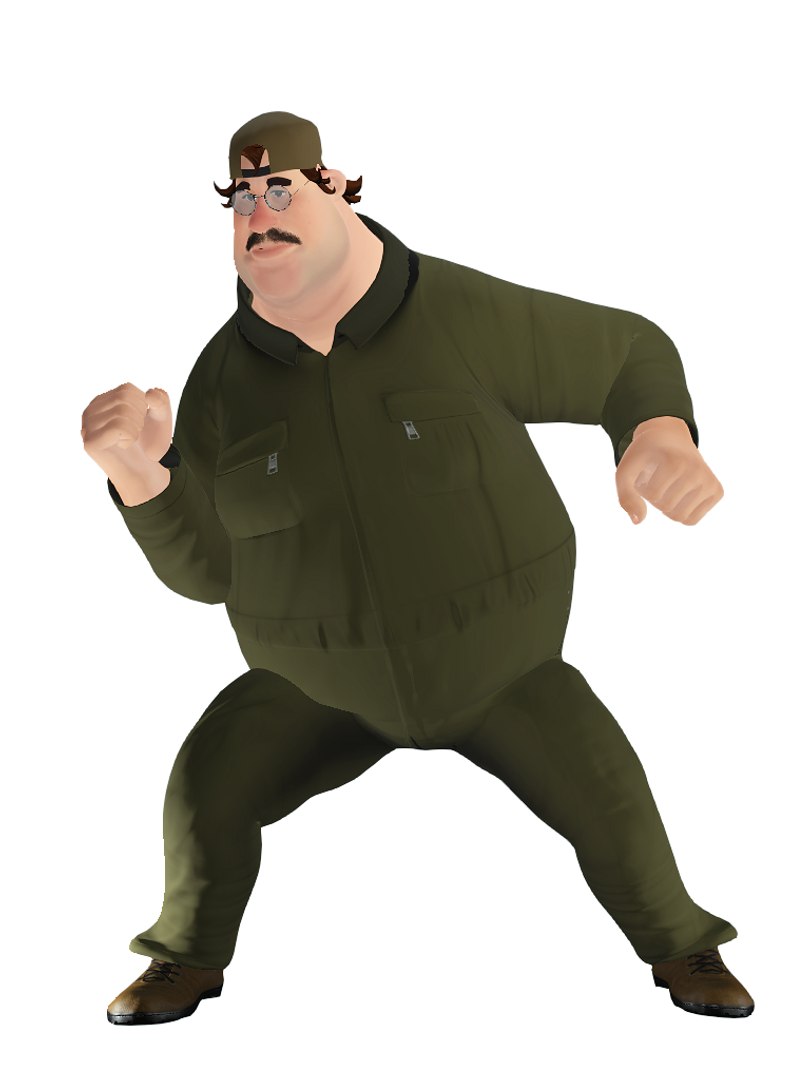 Cartoon Rigged Man-Tony Character 3D Model Model - TurboSquid 2196262