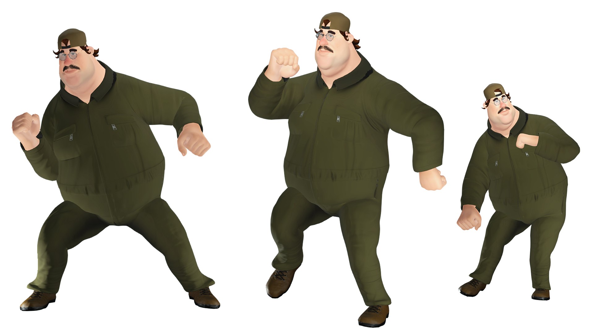 Cartoon Rigged Man-Tony Character 3D Model Model - TurboSquid 2196262