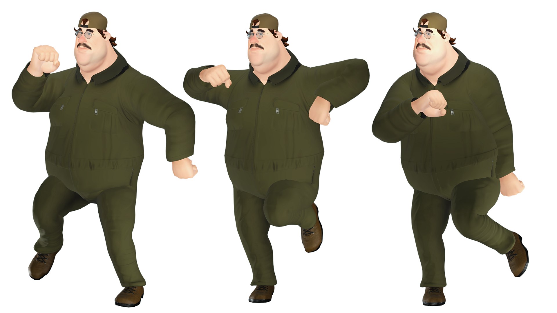 Cartoon Rigged Man-Tony Character 3D Model Model - TurboSquid 2196262