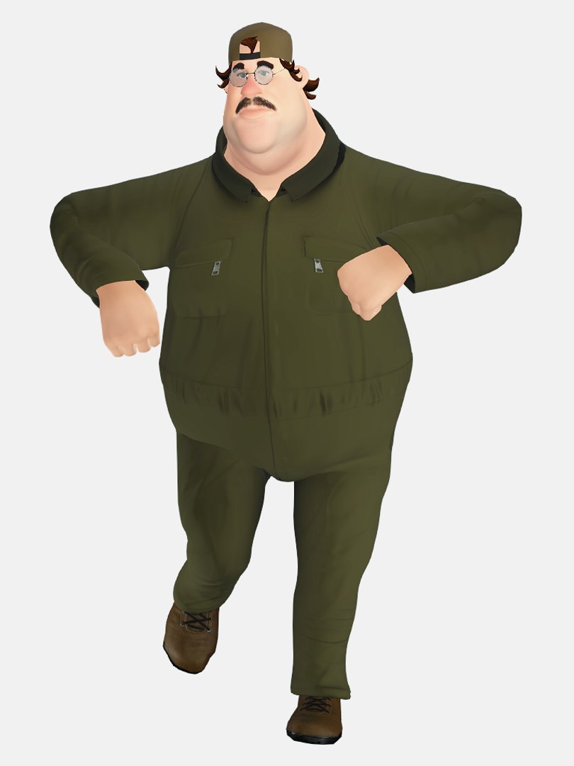 Cartoon Rigged Man-Tony Character 3D Model Model - TurboSquid 2196262