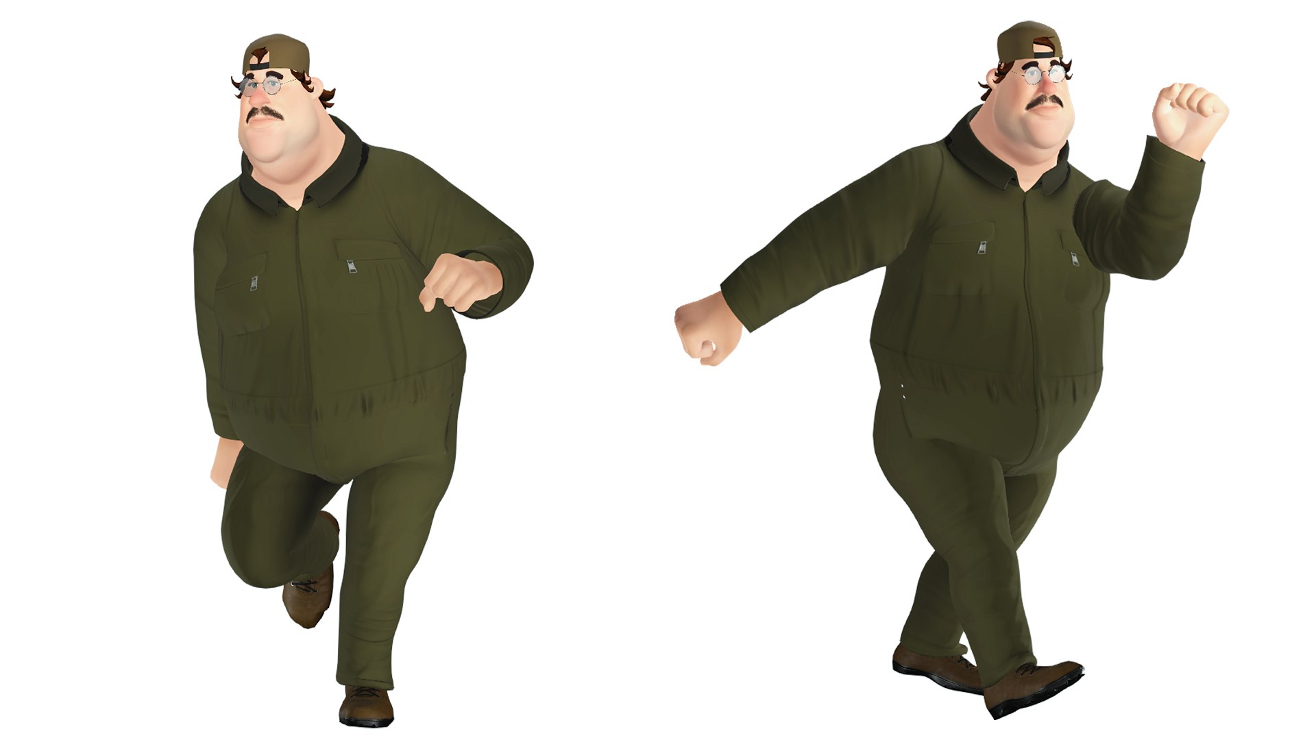 Cartoon Rigged Man-Tony Character 3D Model Model - TurboSquid 2196262