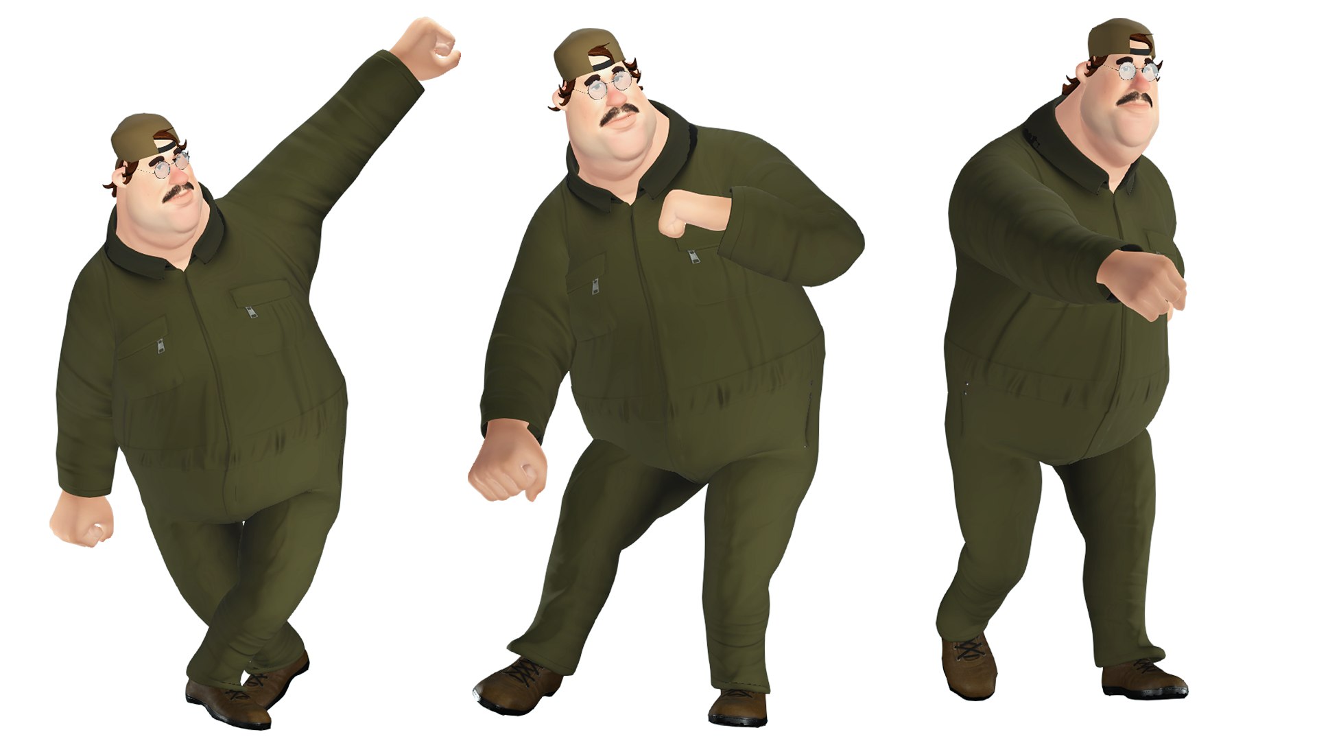 Cartoon Rigged Man-Tony Character 3D Model Model - TurboSquid 2196262