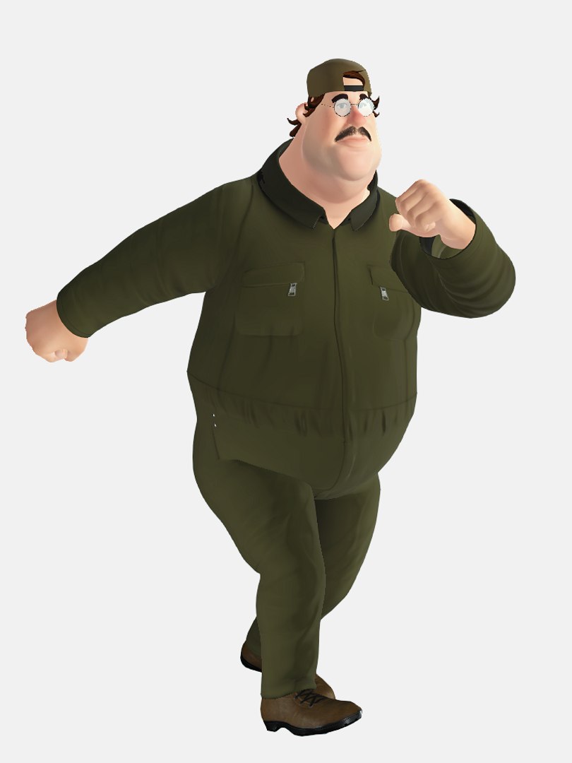 Cartoon Rigged Man-Tony Character 3D Model Model - TurboSquid 2196262