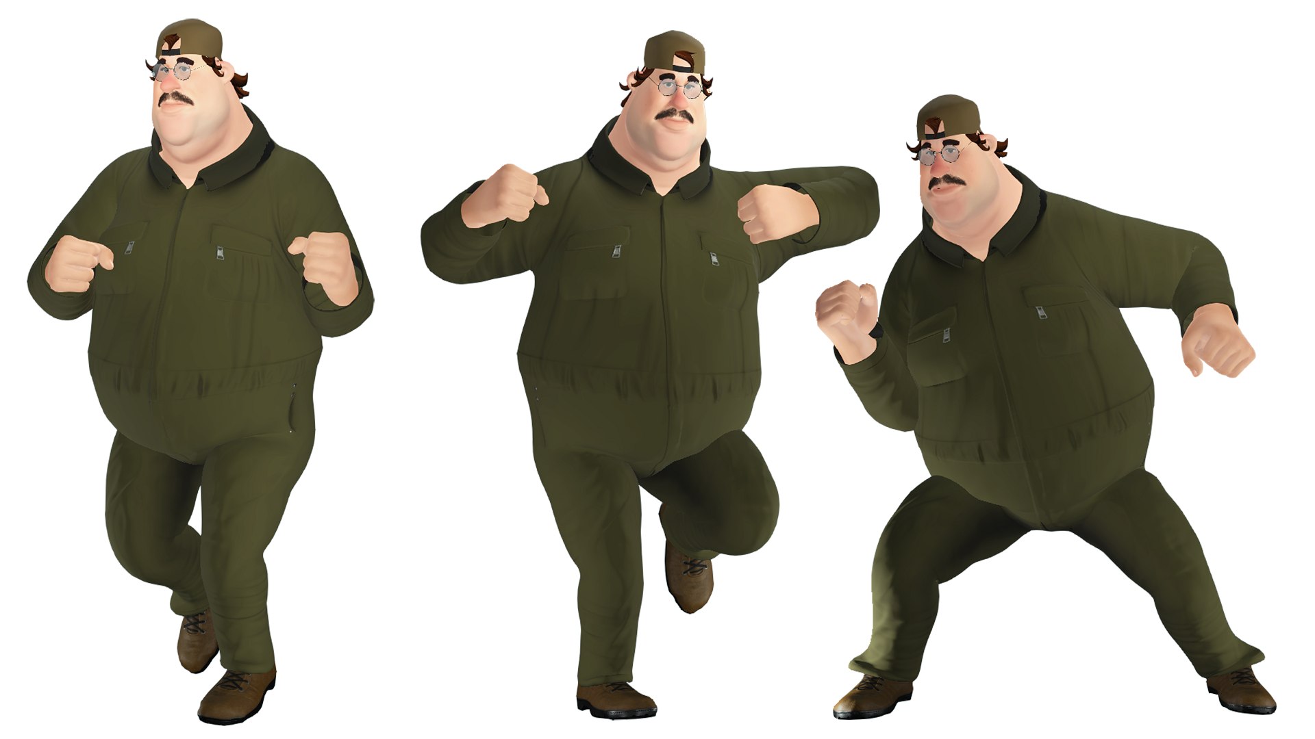 Cartoon Rigged Man-Tony Character 3D Model Model - TurboSquid 2196262