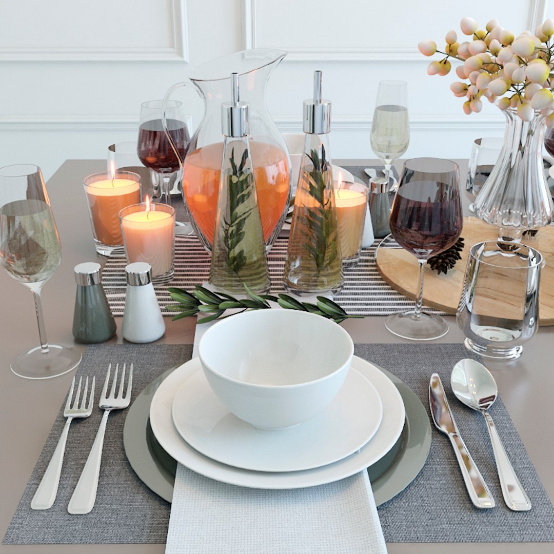 3d Table Appointments Serving Model