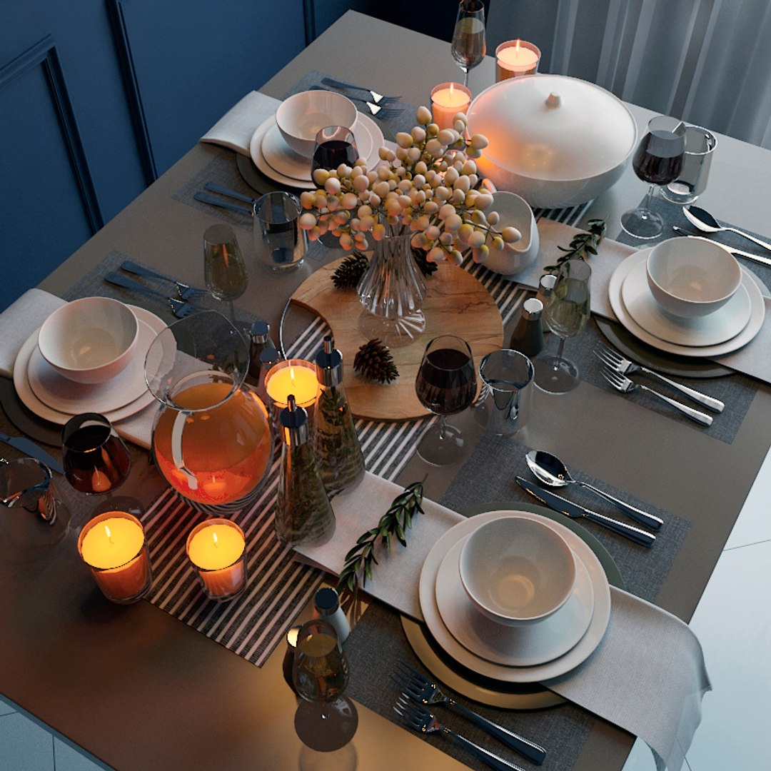 3d Table Appointments Serving Model