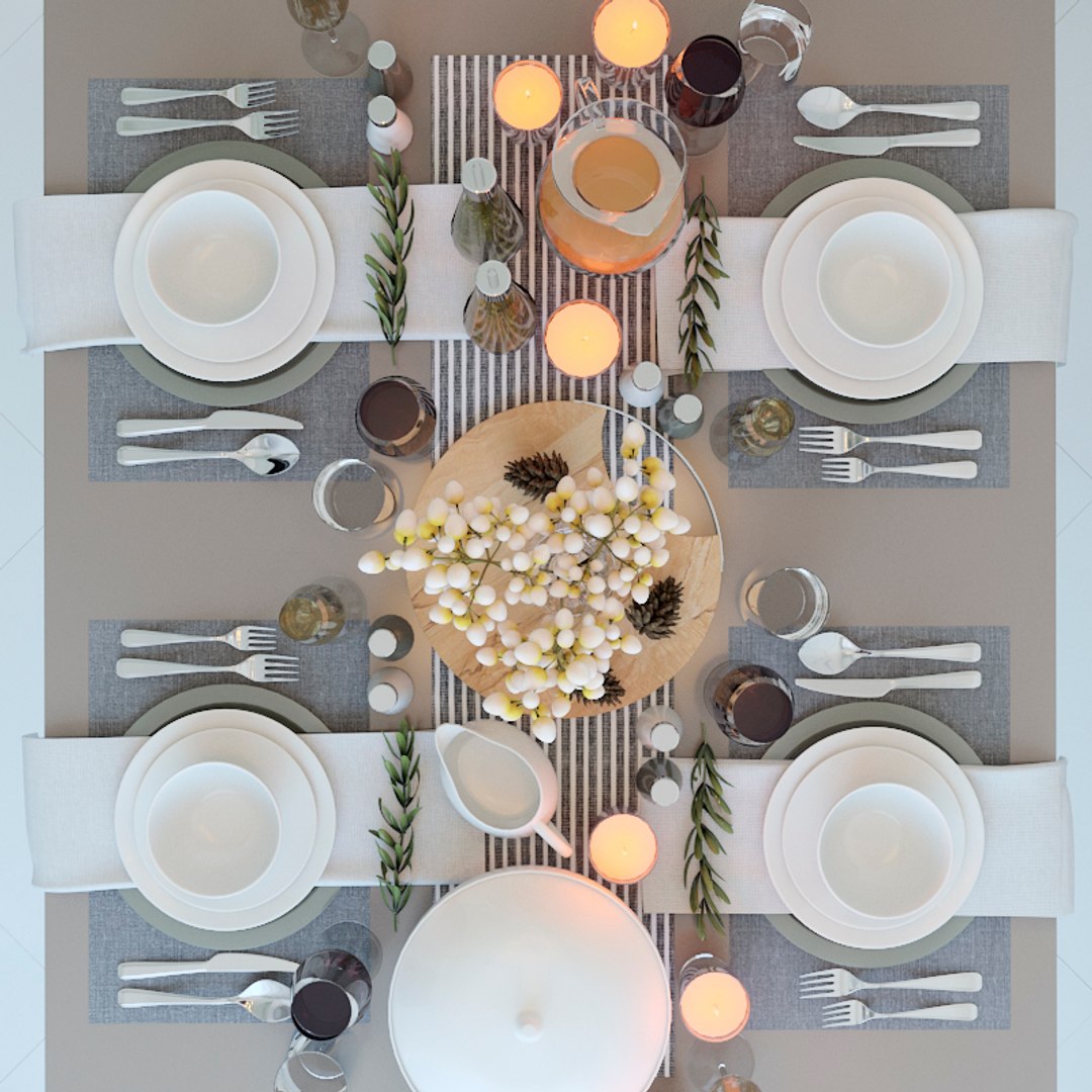 3d Table Appointments Serving Model