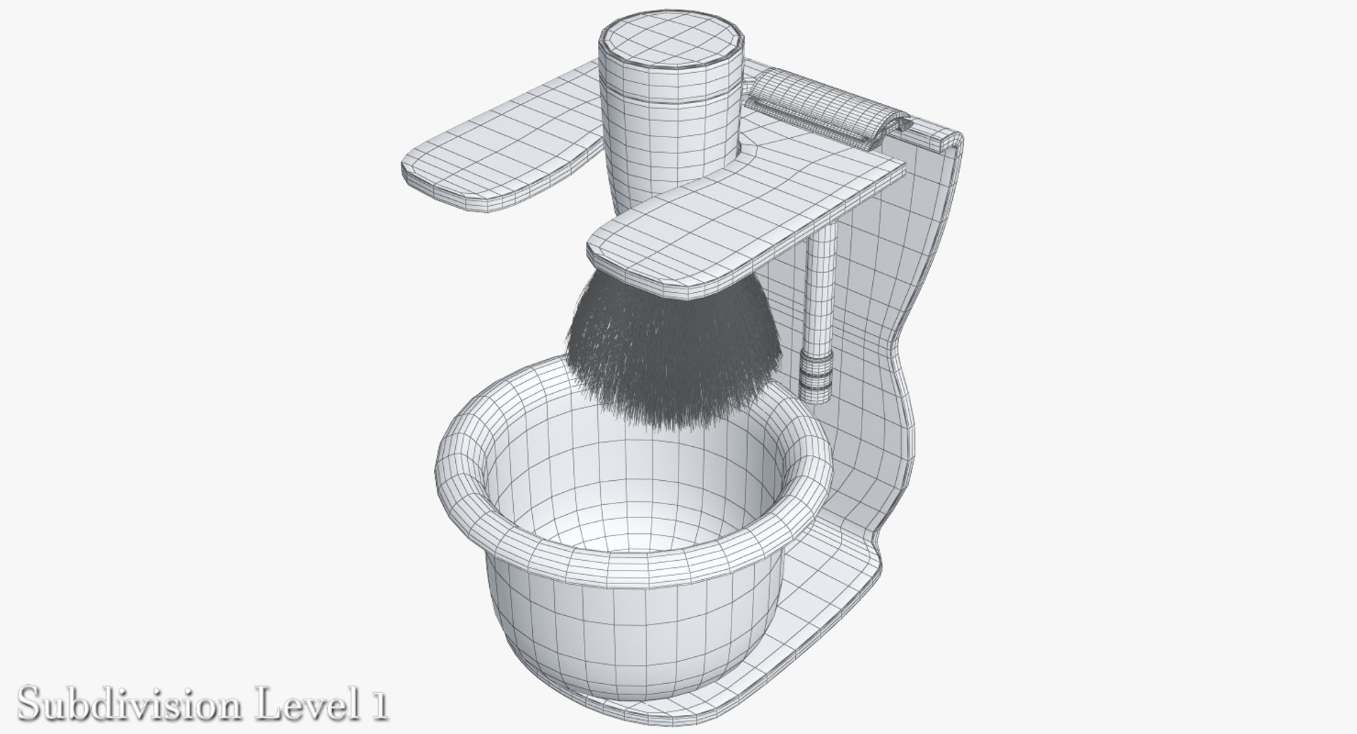 Shaving Set 3d Model