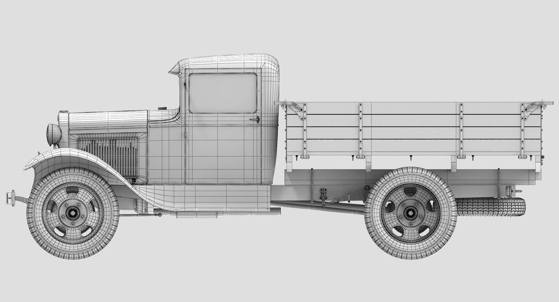 Gaz-aa Lorry 3D Model - TurboSquid 1273349