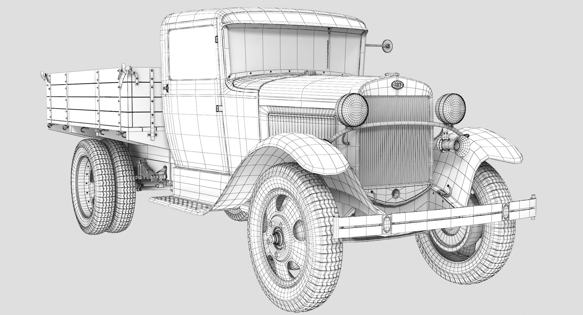Gaz-aa Lorry 3D Model - TurboSquid 1273349