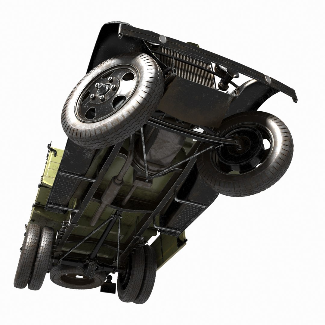 Gaz-aa Lorry 3D Model - TurboSquid 1273349