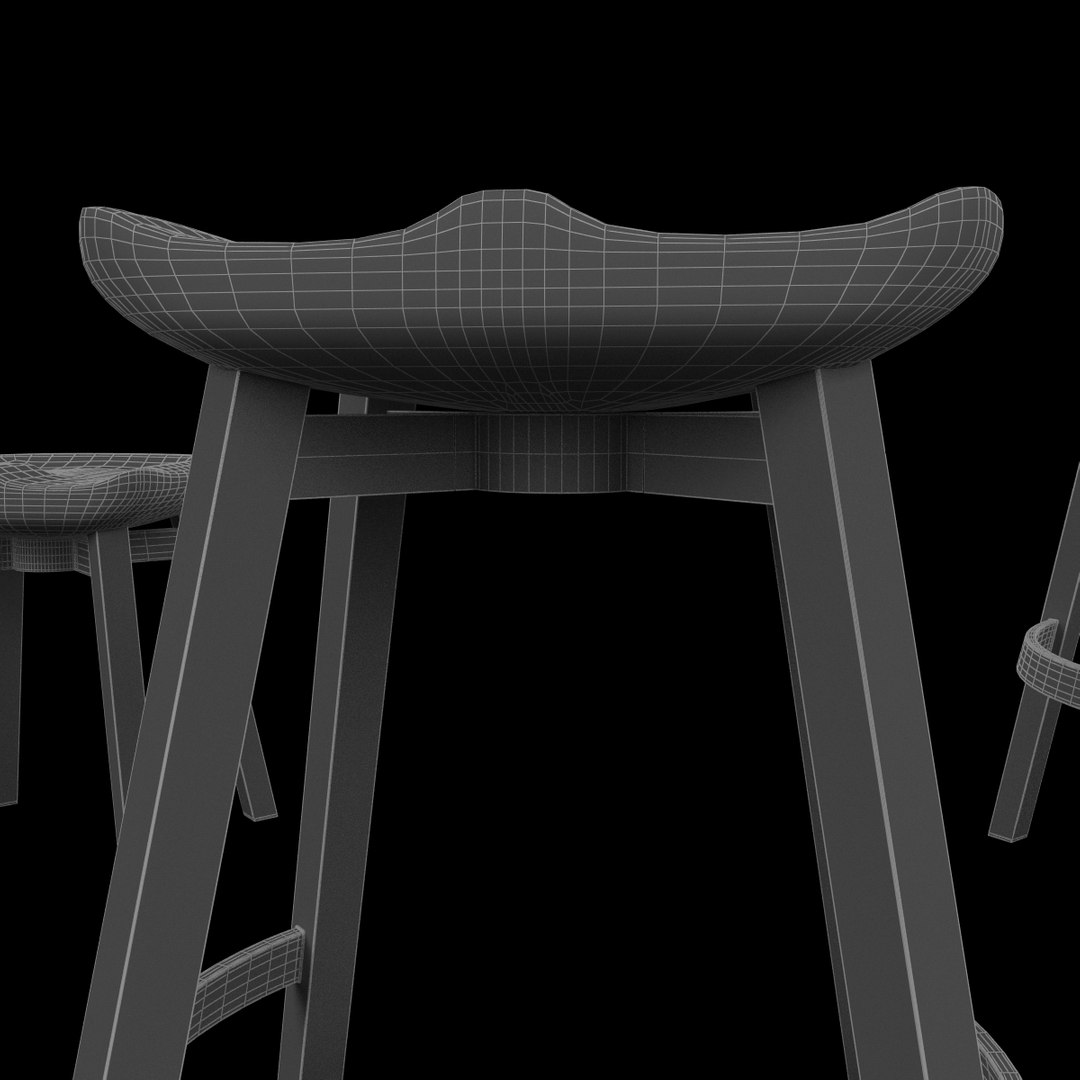 3d Model Su Stool Nendo