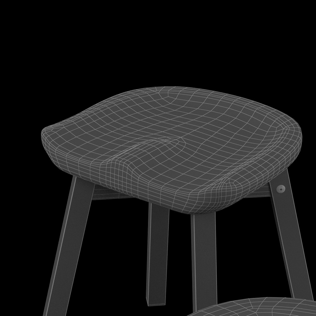 3d Model Su Stool Nendo