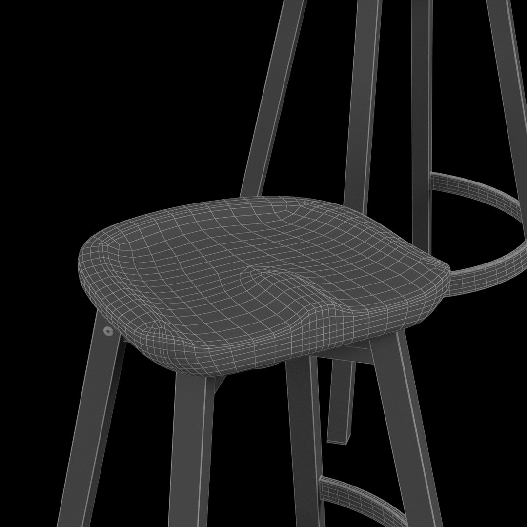 3d Model Su Stool Nendo