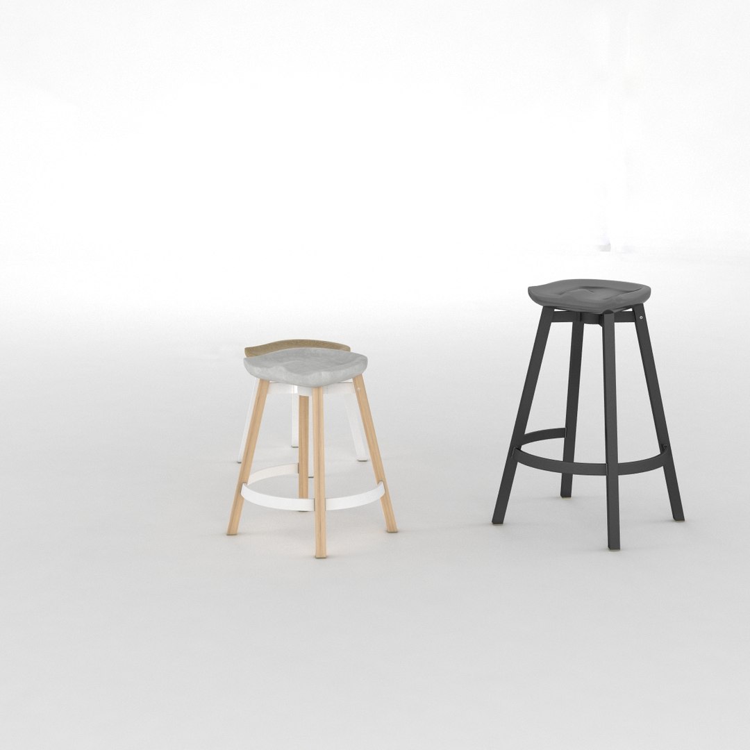 3d model su stool nendo