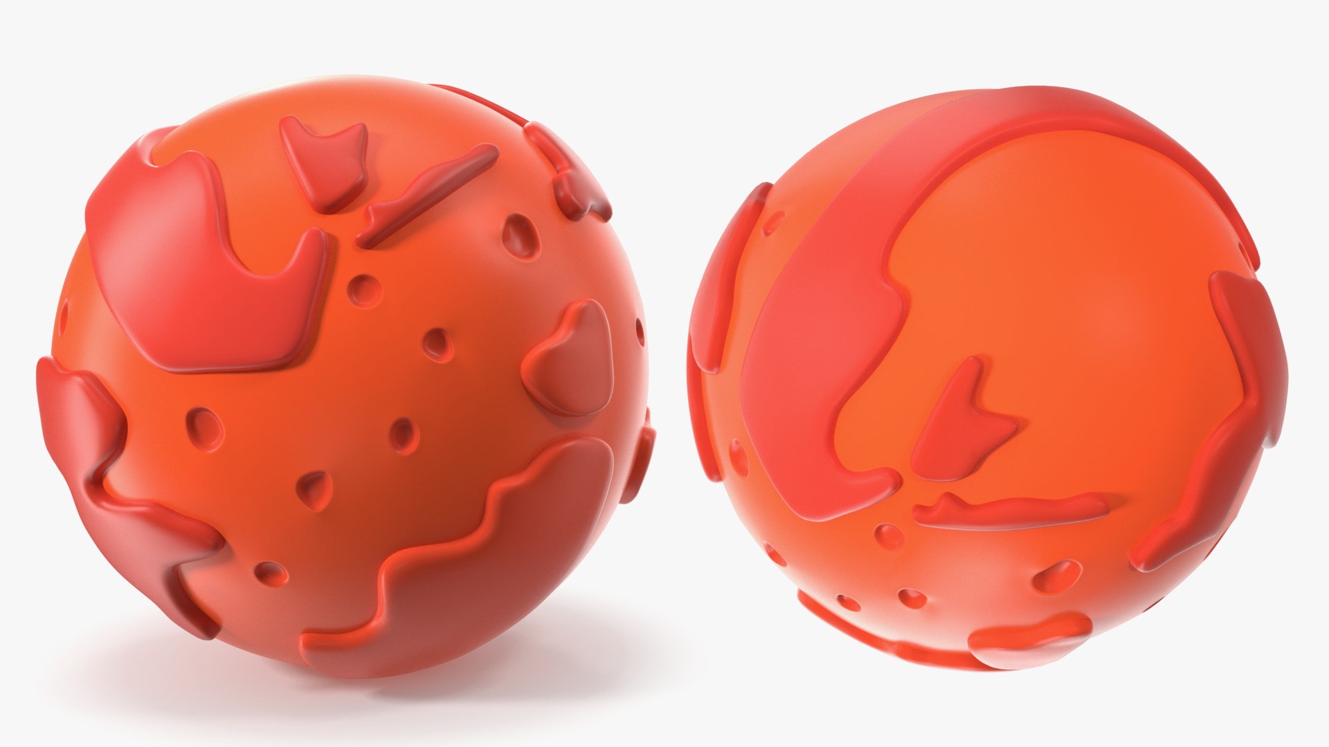 Cartoon Planet Mars 3D Model - TurboSquid 1865722