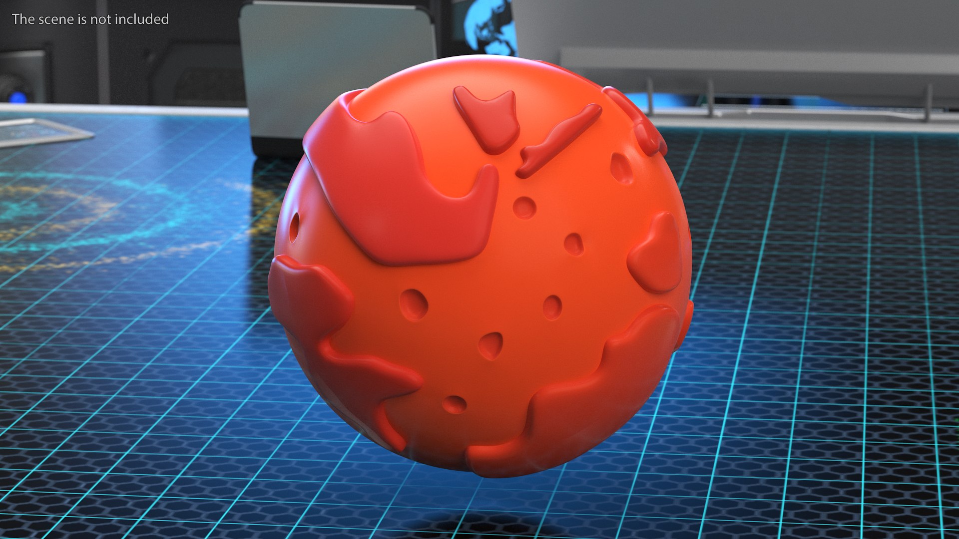 Cartoon Planet Mars 3D Model - TurboSquid 1865722
