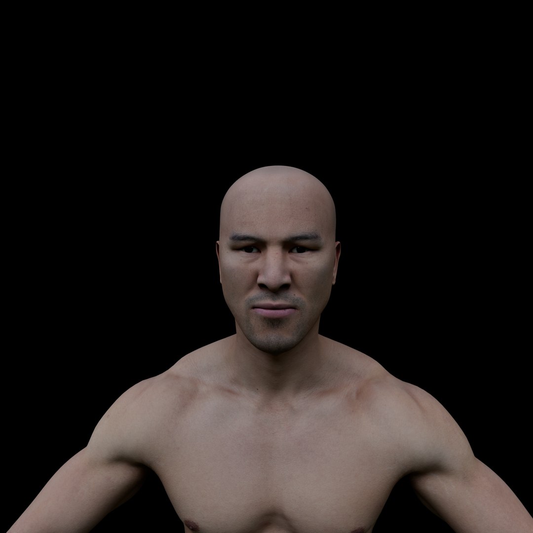 Realistic male 3D - TurboSquid 2039817