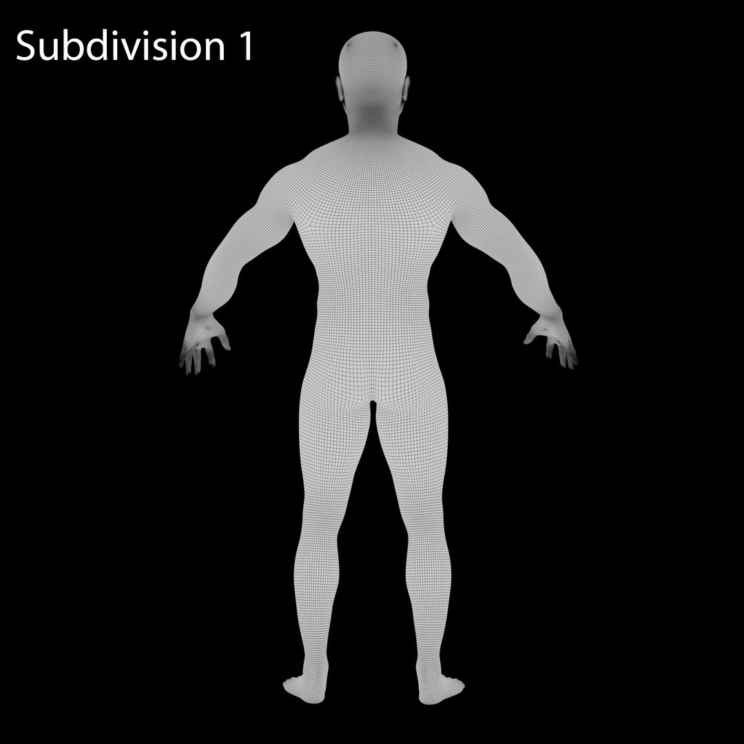 Realistic male 3D - TurboSquid 2039817