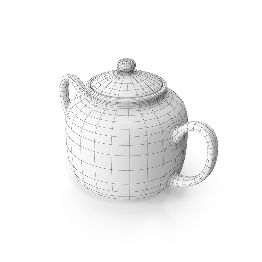 3D Sugar Bowl Model - TurboSquid 2033574