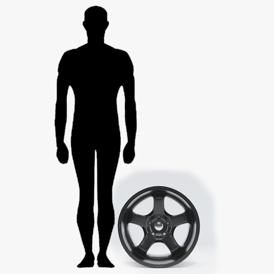 3D Car Rim 5 Spoke Wheel Model - TurboSquid 1784682