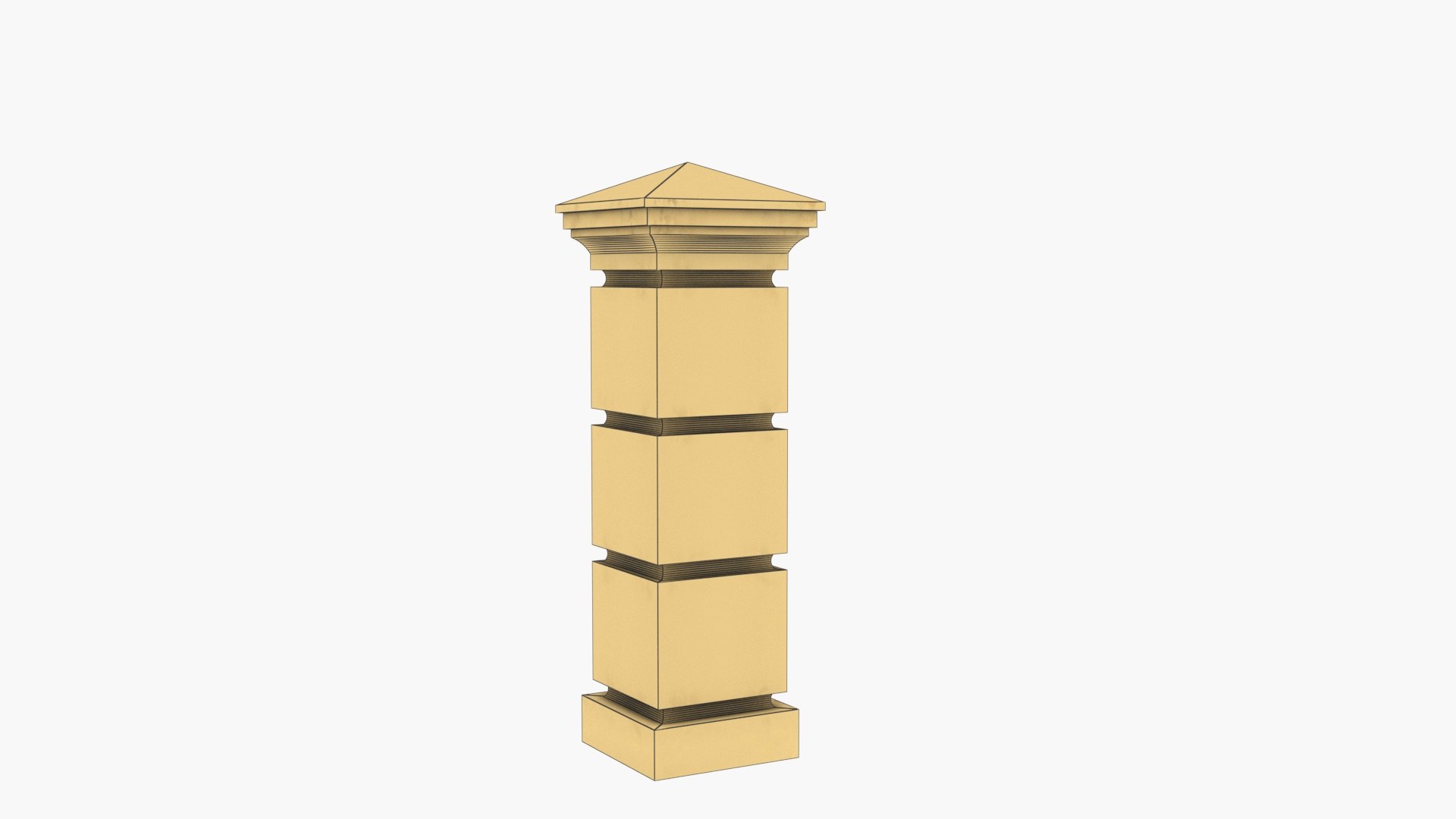 Pillar 3D Model - TurboSquid 2081689