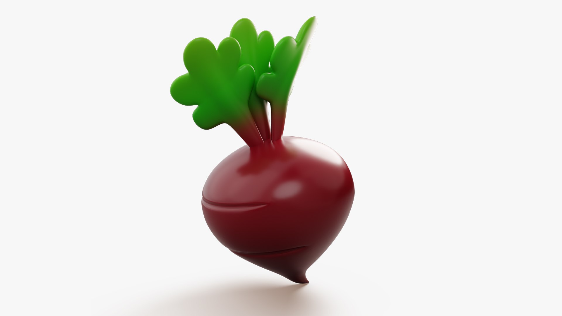 Stylized Beetroot 3D Model - TurboSquid 2400791