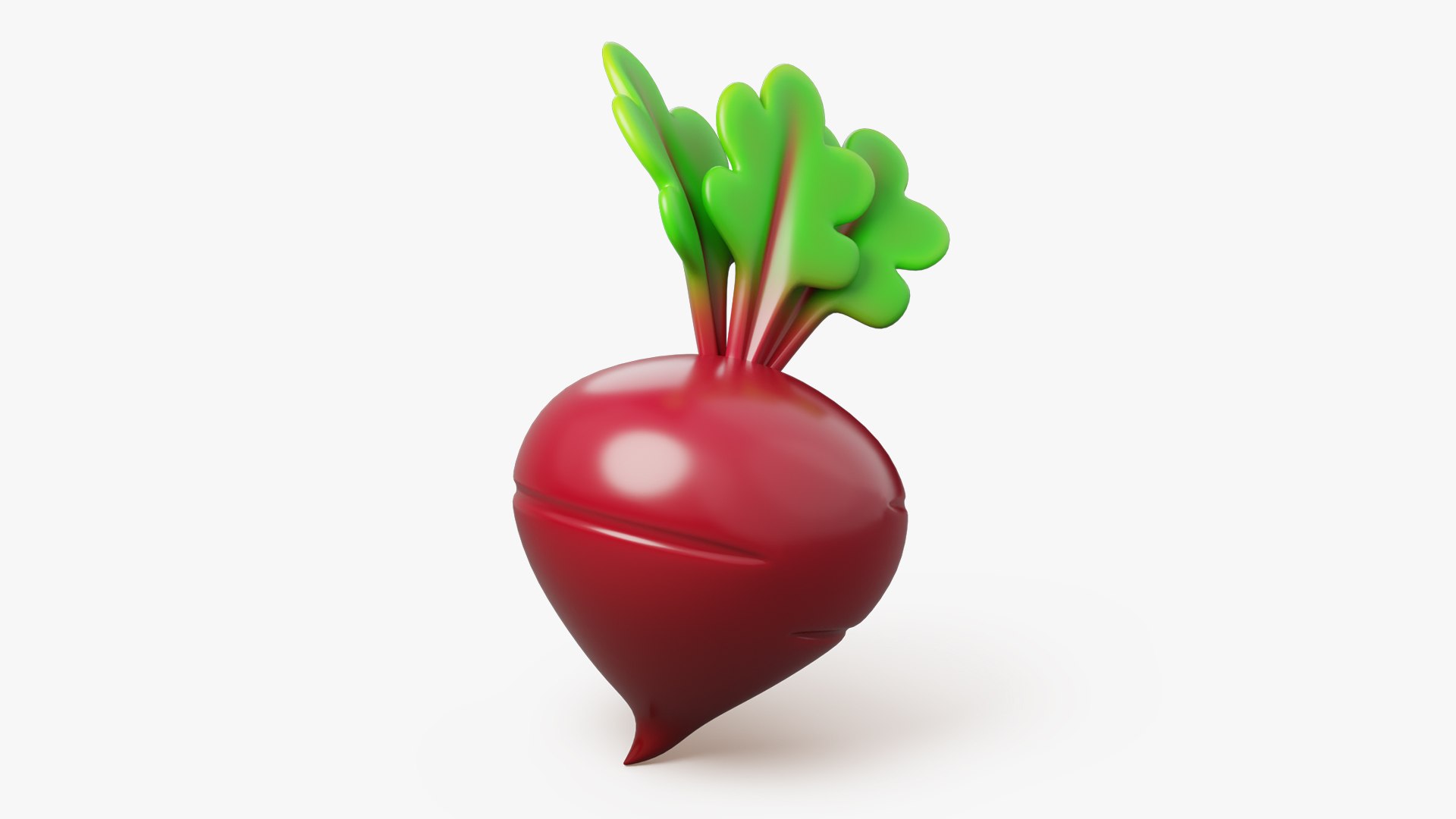 Stylized Beetroot 3D Model - TurboSquid 2400791