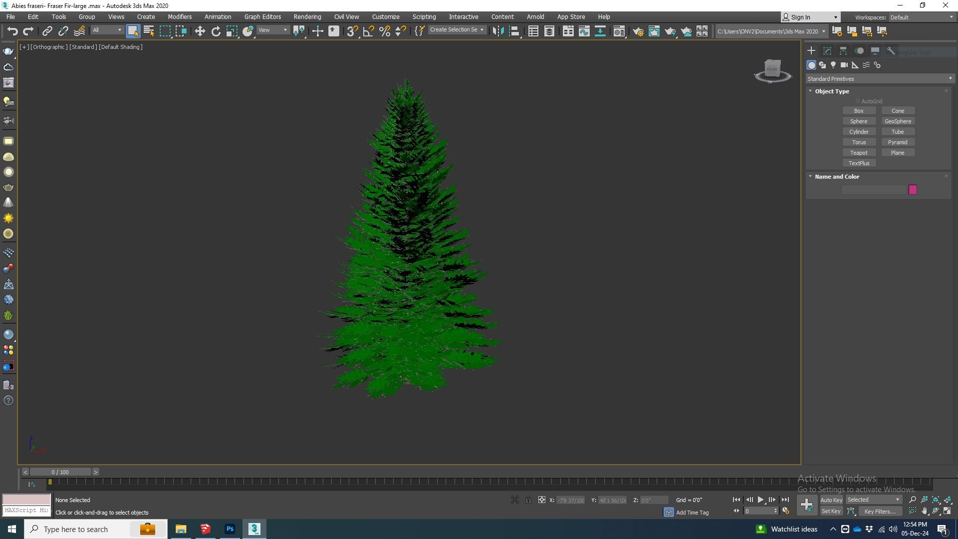 3D Model Abies Fraseri- Fraser Fir -Large - TurboSquid 2325604