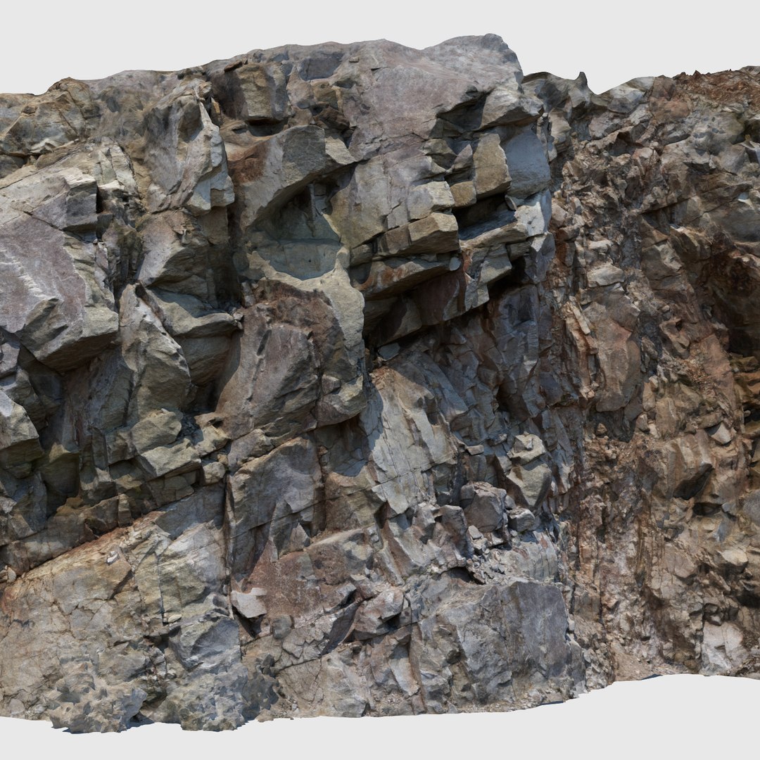 3D Rock Wall - TurboSquid 1274106