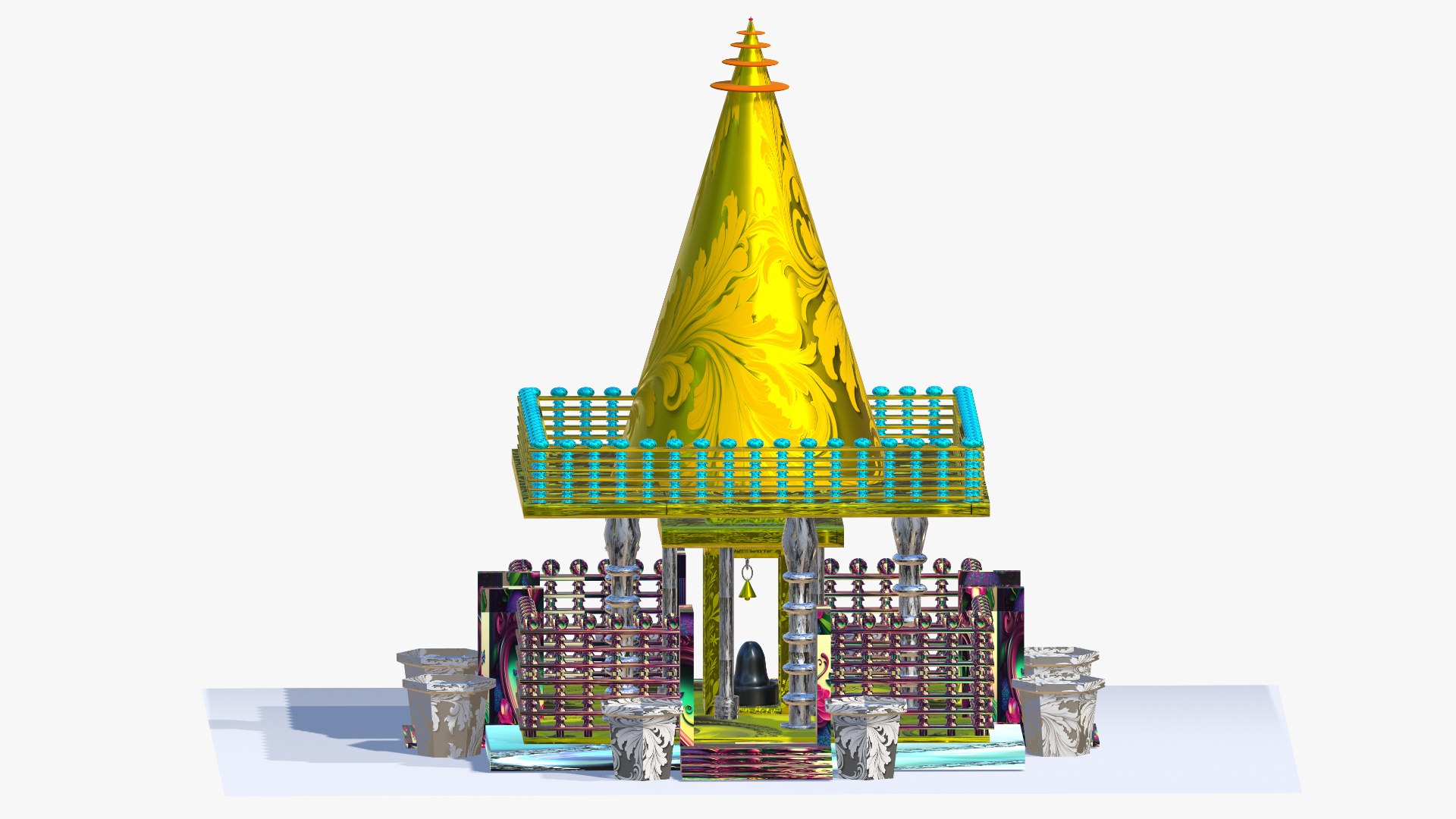 God Temple 3D Model - TurboSquid 2261116